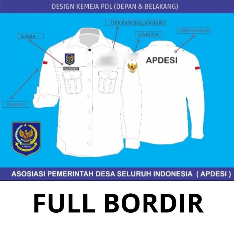 Jual PDH APDESI / Seragam APDESI / baju APDESI / Kemeja APDESI ...