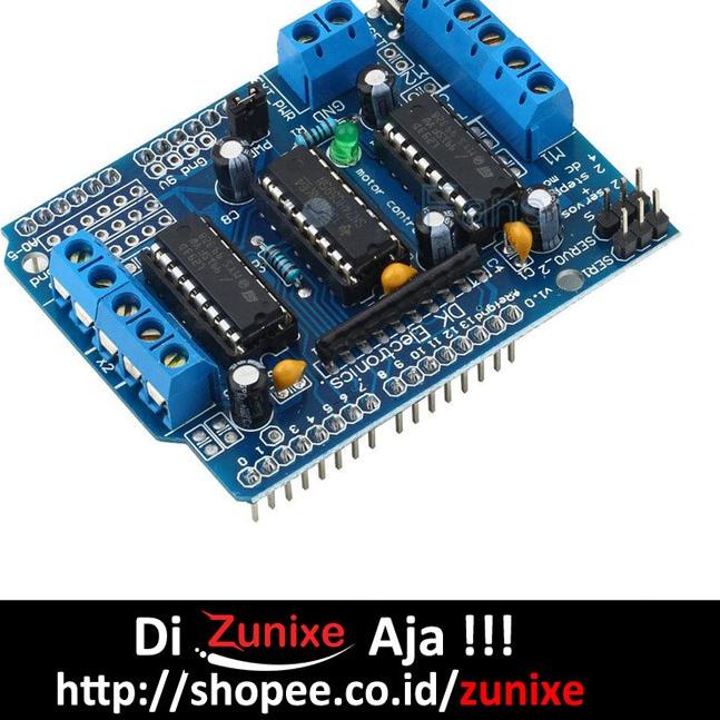 Jual Promo L293D MOTOR DRIVER SHIELD ARDUINO | Shopee Indonesia