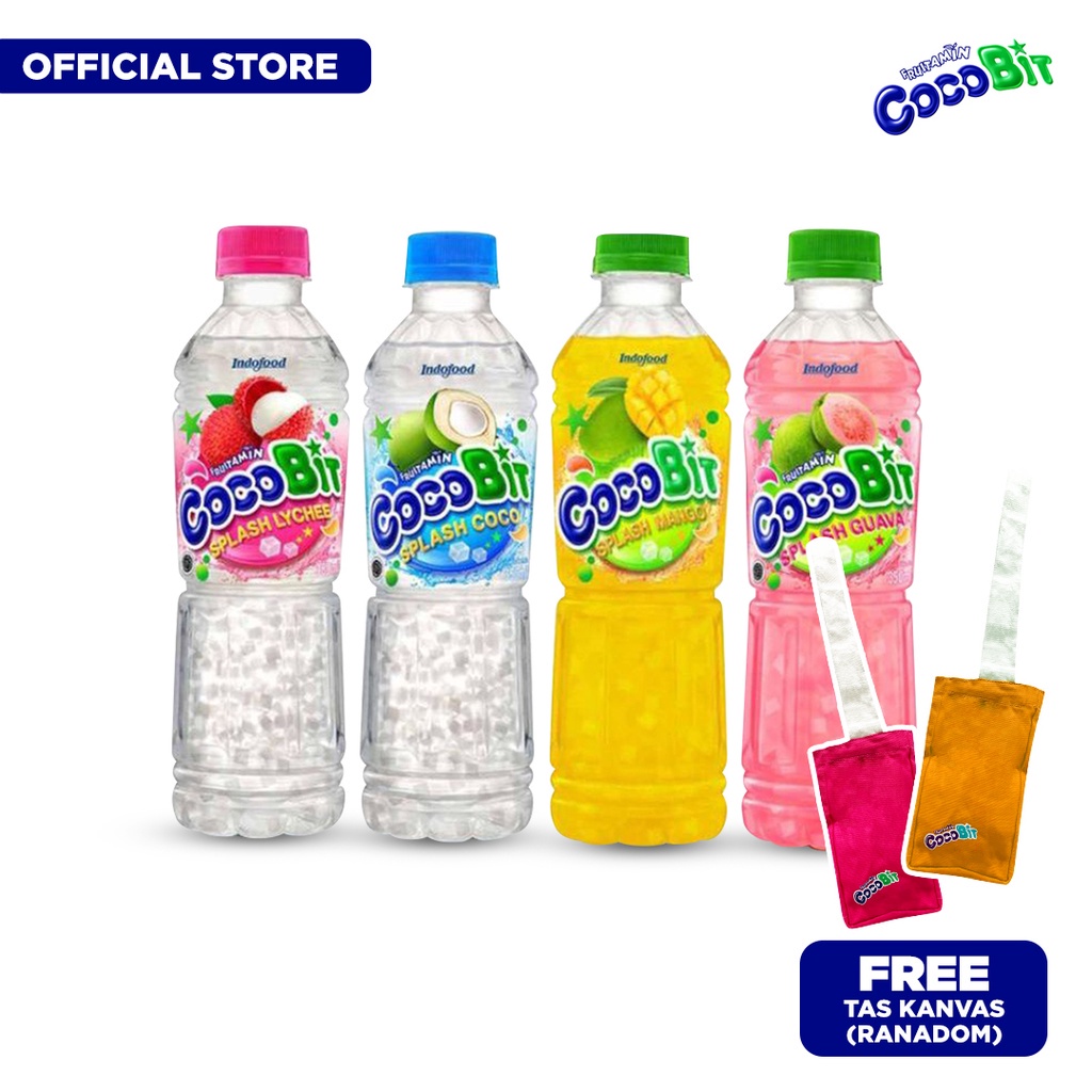 Jual All Varian Fruitamin Cocobit 350 ml + Free Tas Kanvas | Shopee ...