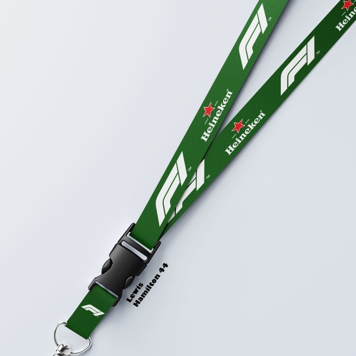 Jual Lanyard F1 Formula 1 Heineken Partnership Dua Sisi Bisa Satuan ...