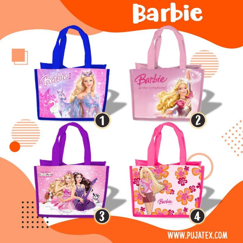 Jual Tas Ultah Barbie / Tas Ulang Tahun Anak / Tas Aqiqah / Goodie Bag ...