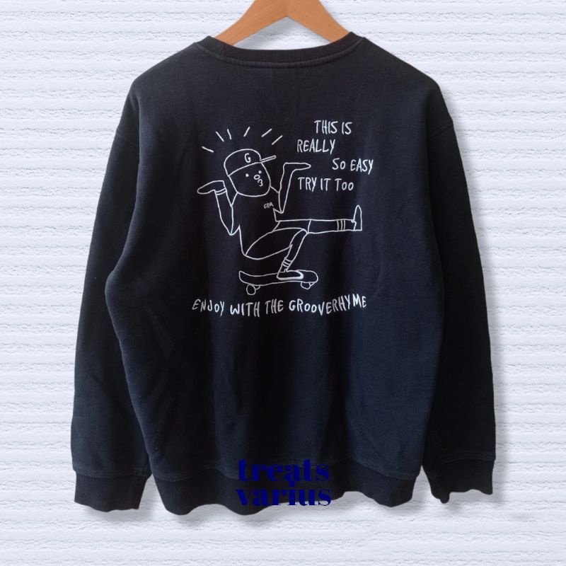 Jual Grooverhyme Korean Crewneck - Groove rhyme | Shopee Indonesia