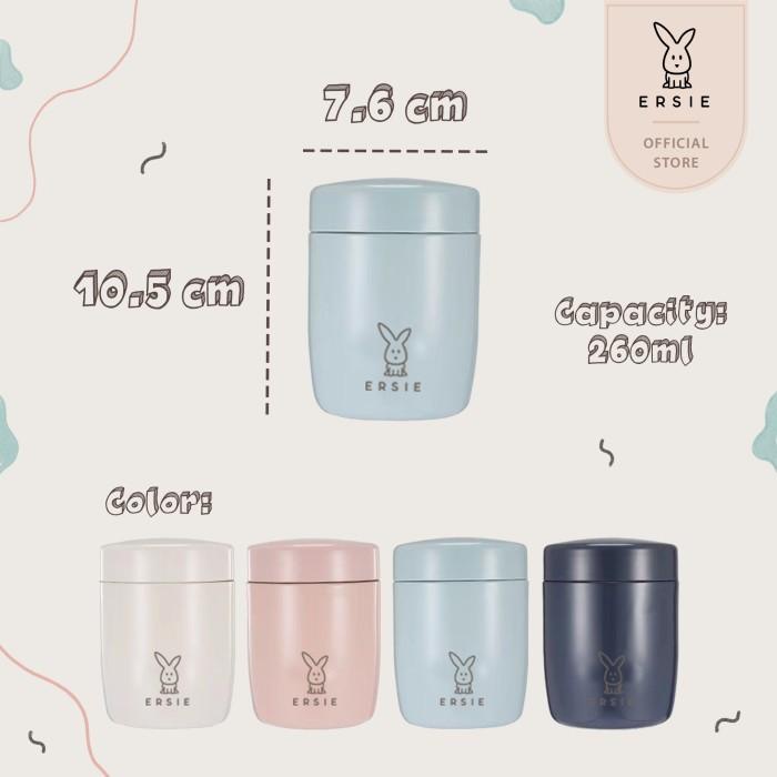 Jual ERSIE PETITE THERMOS FOOD JAR 260ml TEMPAT SIMPEN PANAS MAKANAN ...