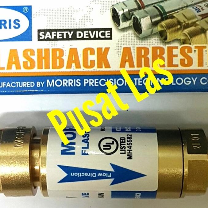 Jual Flashback Arrestor for Regulator Oxygen Oksigen H288 RGB MORRIS ...