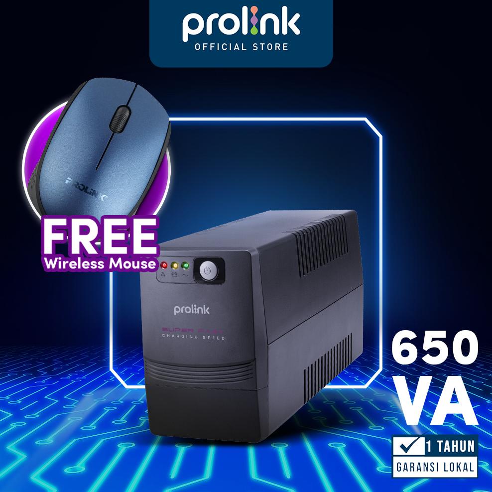 Jual Prolink 650Va Line Interactive Ups Super Fast Charging Universal Power Socket L Pro700Sfc ...