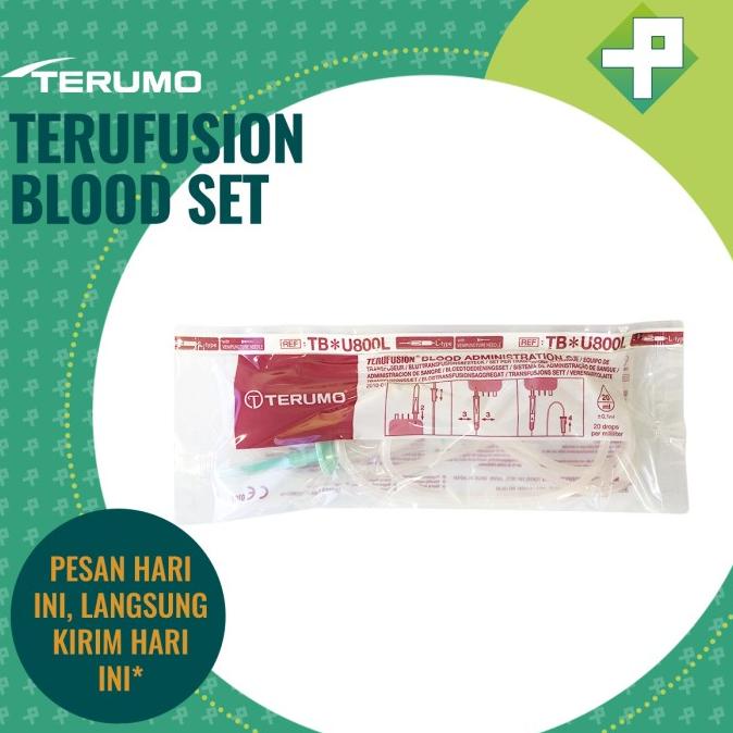 Jual Blood Set Terumo / Terufusion Blood Administration Set Box Isi 50 ...