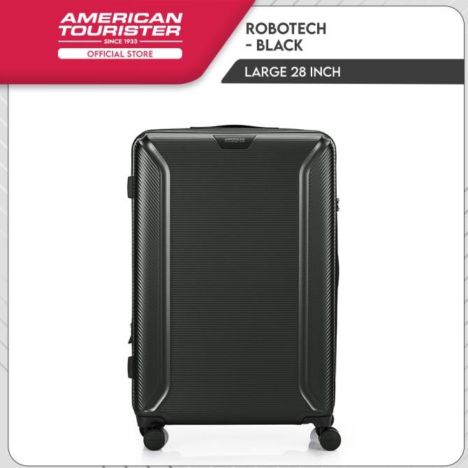 Jual American Tourister Koper Hardcase Robotech Large 28 inch - Black ...