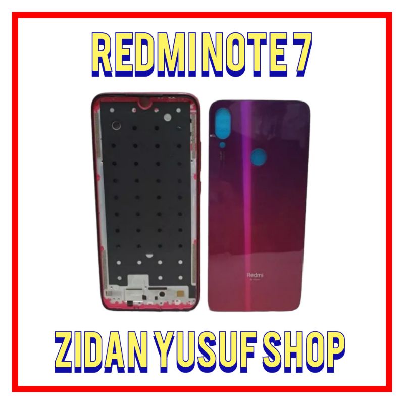 Jual FRAME+BACKDOOR KESING CASING HOUSING XIAOMI REDMI NOTE 7 / NOTE 7 ...