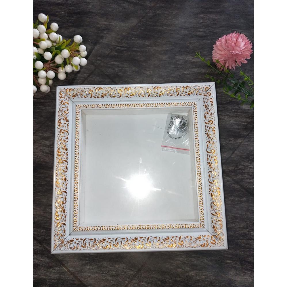 Jual Frame 3D Ukir Putih Gold Bingkai Pigura Mahar Seserahan Hantaran ...