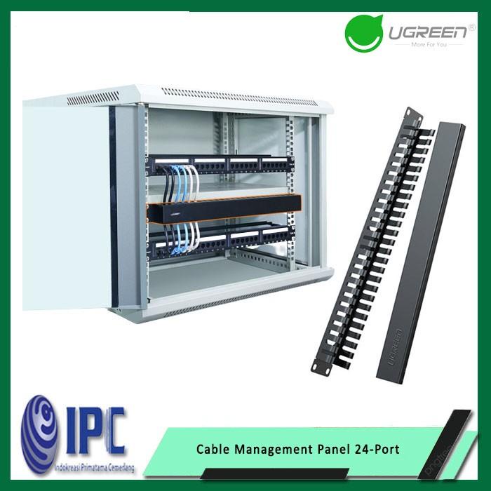Jual UGREEN 24-Port Ethernet Cable Management Rack | Shopee Indonesia