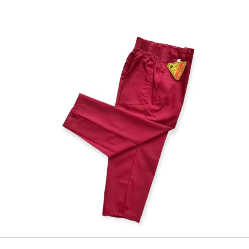 Jual Celana Panjang Sekolah SD Laki SD Seragam Sekolah SD MI Warna Merah | Shopee Indonesia