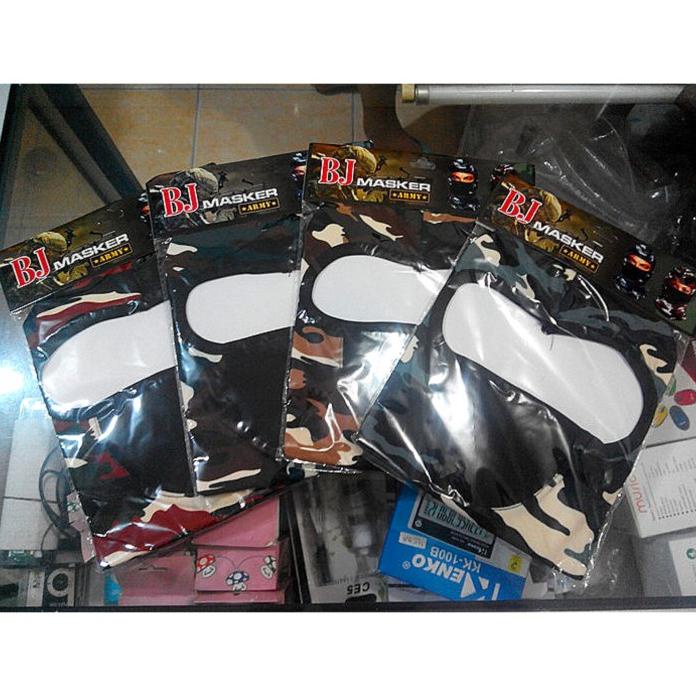 Jual Viral!! Masker Ninja Loreng Balaclava Army Helm Kupluk Motor ...