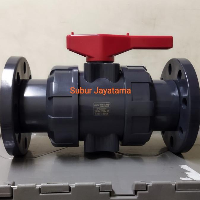 Jual Ball Valve/Stop Kran Pvc Flange Jis 10K 3 " Inchi Dn 80 | Shopee Indonesia