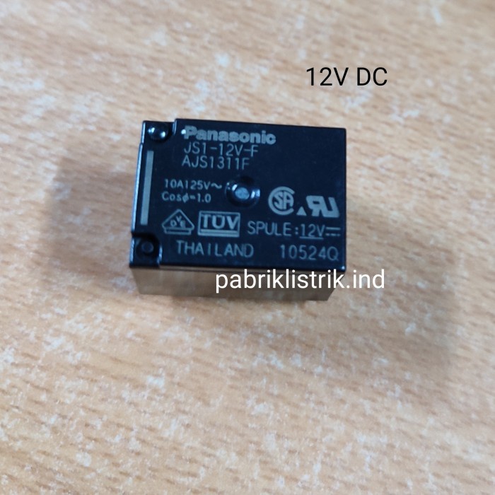 Jual Relay JS1 12V F Panasonic Nais Matsushita original equivalen ...