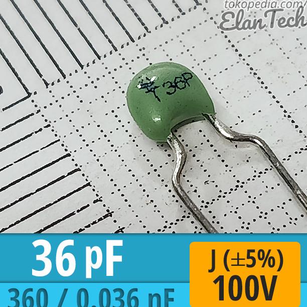 Jual 36pF / 360 MLCC Torch Ceramic Capacitor 36 pF Kapasitor Elan73c Ayo Order | Shopee Indonesia