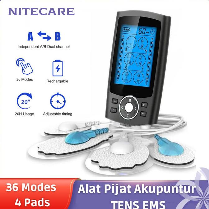 Jual Alat Pijat Listrik Akupuntur Tempel TENS EMS Elektrik | Shopee ...
