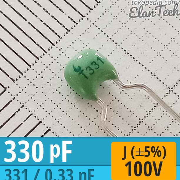 Jual 330pF / 331 MLCC Torch Ceramic Capacitor 330 pF Kapasitor Elan73c ...