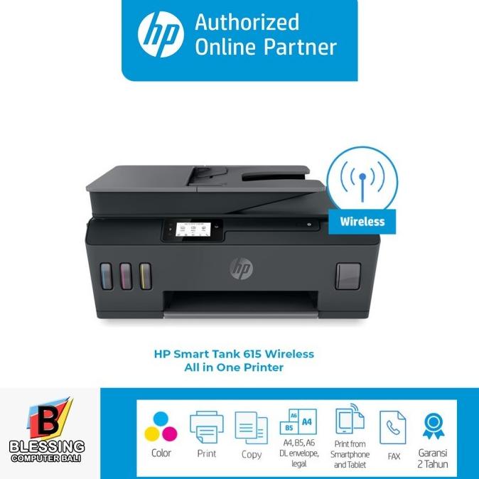 Jual Printer Hp 615 Smart Tank Wireless All In One / Hp Smart Tank 615 ...