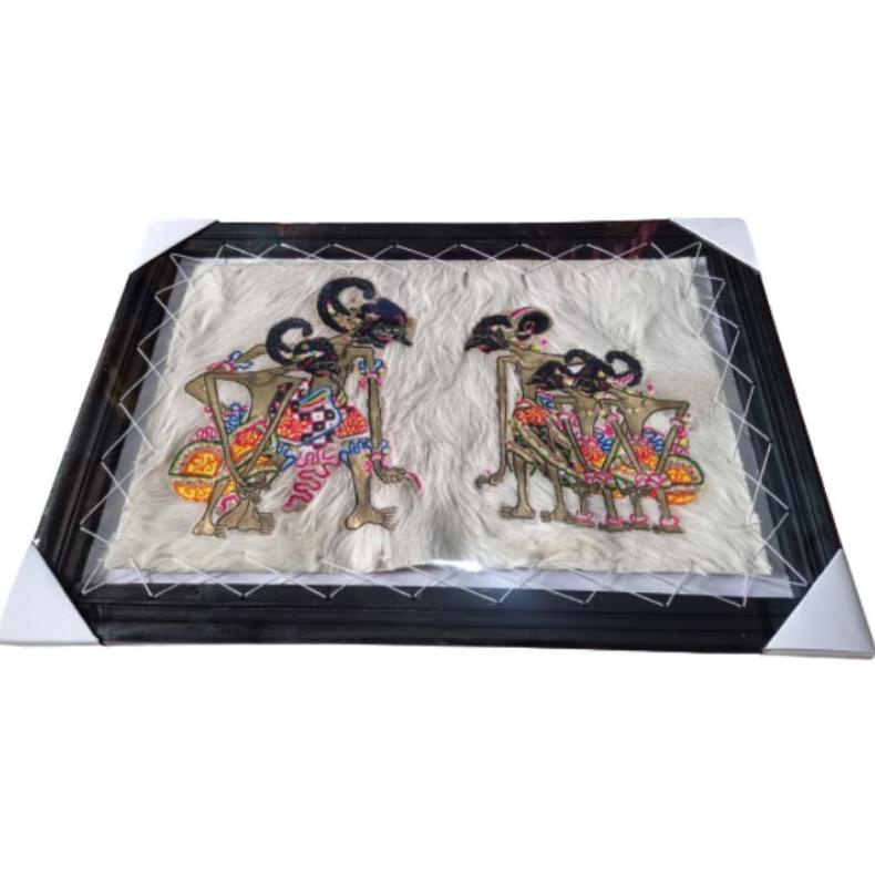 Jual (BISA COD) LUKISAN WAYANG KULIT PANDAWA LIMA JUMBO 70x50 cm ...