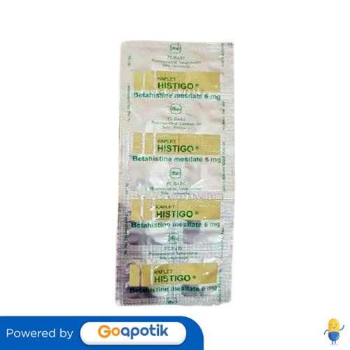 Jual HISTIGO 6 MG STRIP 10 KAPLET | Shopee Indonesia