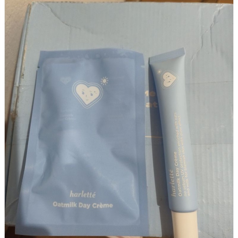 Jual Harlette Oat Milk Day Cream/Creme With SPF 15 (preloved) | Shopee ...