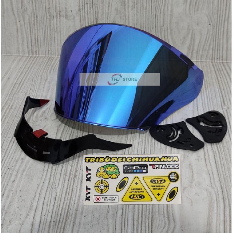 Jual Kaca Helm KYT Galaxi Visor open venom FLAT kyt Galaxi (visor ...
