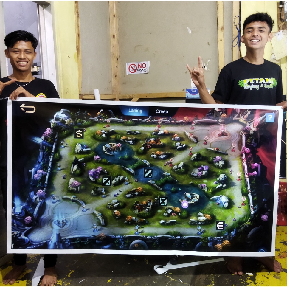 Jual Map Peta Mobile Legends buat turnamen / hiasan dinding map ml map ...