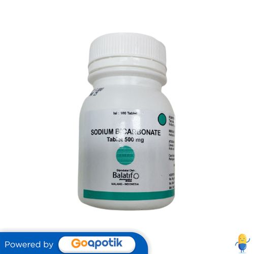 Jual SODIUM BICARBONATE BALATIF 500 MG BOTOL 100 TABLET | Shopee Indonesia