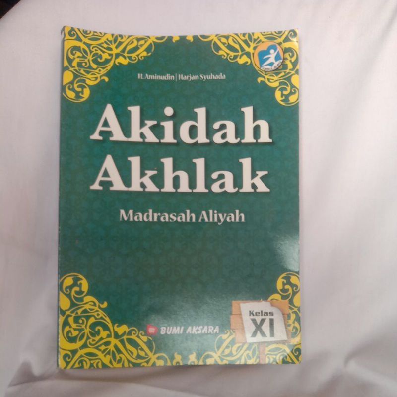 Jual Buku Aqidah dan Akhlak untuk siswa Aliyah kelas XI penerbit Bumi aksara kurikulum 2013 ...