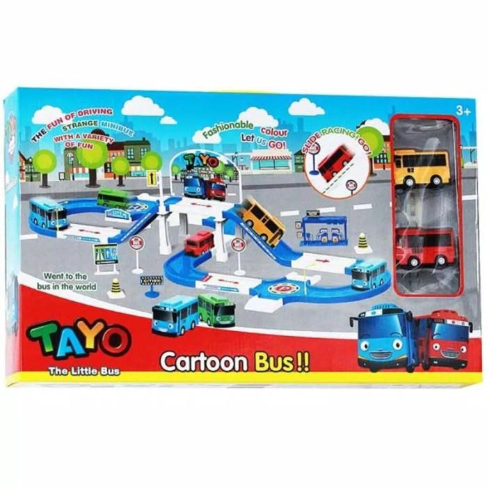 Jual Mainan Anak Cartoon City Bus Tracking The Little Bus Sni | Shopee ...