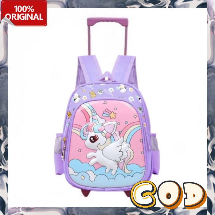 Jual Tas Troli Anak Laki Laki Tas Trolley Anak Backpack Cewek Sklh Tas ...