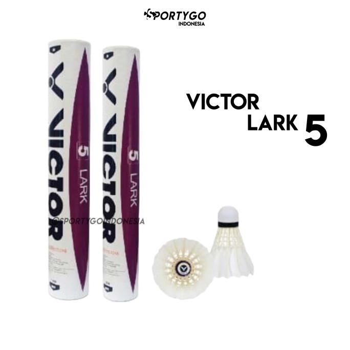 Jual Shuttlecock Badminton VICTOR Lark 5 ORIGINAL / shuttle cock / kok ...