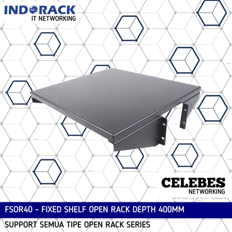 Jual FSOR40 - Fixed Shelf For Open Rack Depth 400mm INDORACK Flat ...