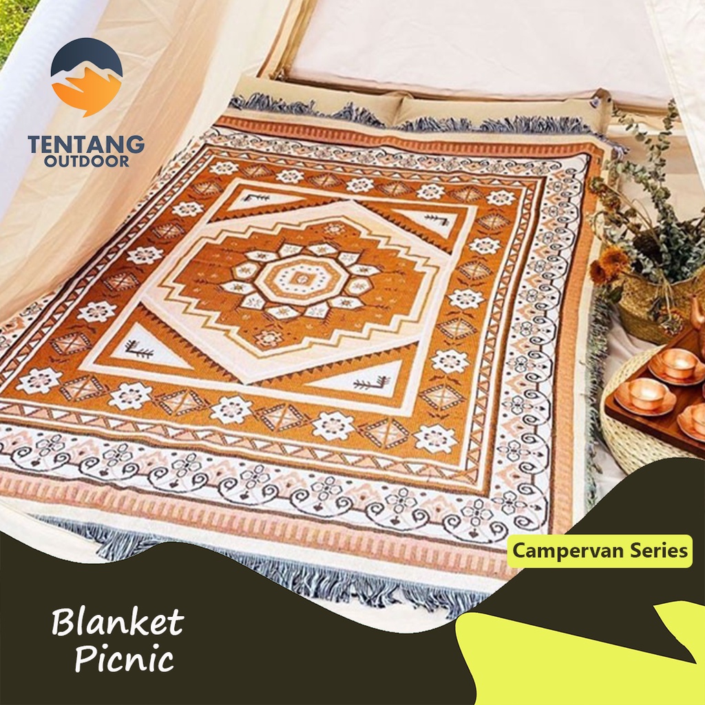Jual Selimut Tidur Camping Piknik Karpet Blanket Picnic Mat Outdoor ...