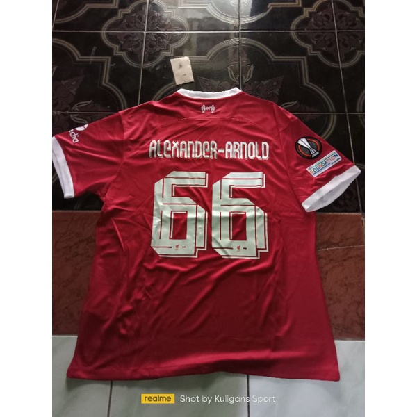 Jual JERSEY LIVERPOOL + NNS ALEXANDER-ARNOLD + PATCH UEL | Shopee Indonesia
