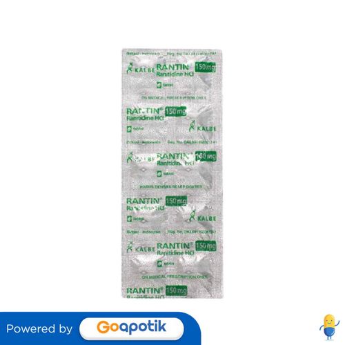 Jual RANTIN 150 MG STRIP 10 TABLET | Shopee Indonesia