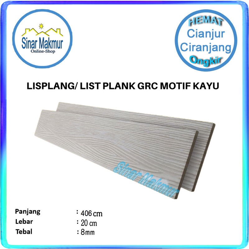 Jual Listplank Lisplang GRC Motif 400x200x8 MM | Shopee Indonesia