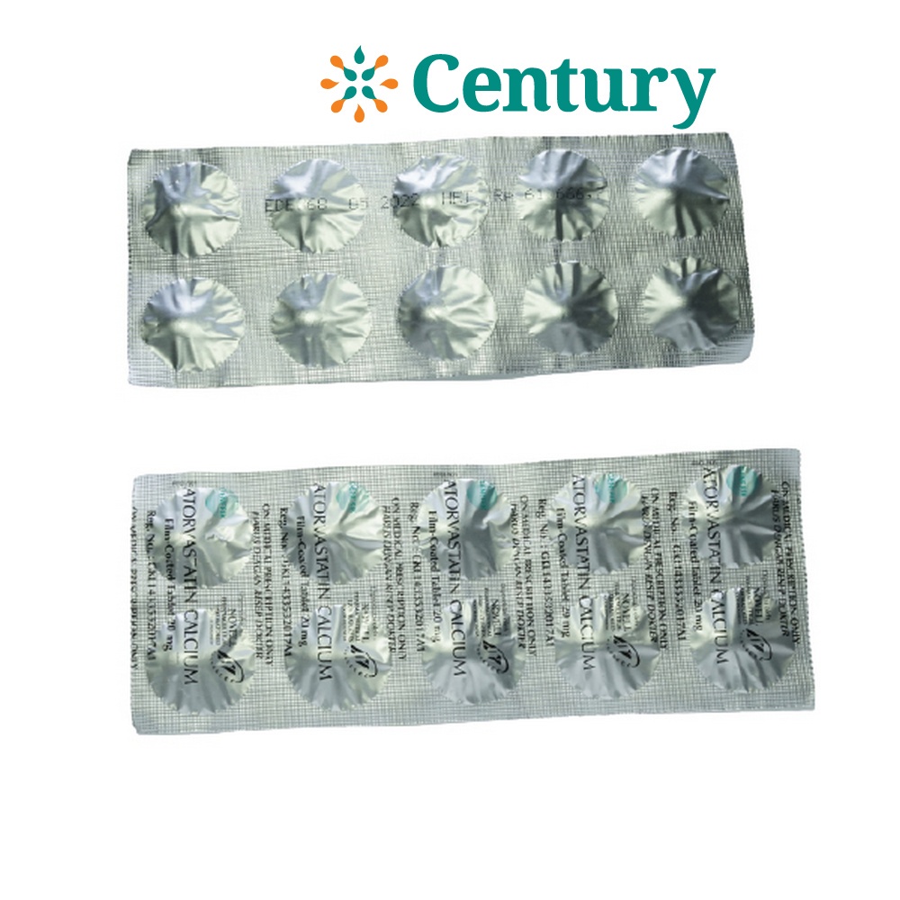 Jual ATORVASTATIN 20 MG 1 STRIP ISI 10 TABLET / OBAT KOLESTEROL ...