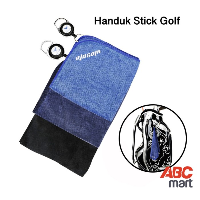 Jual Golf Stick Head Club Towel Cleaner 30 X 30 - Handuk Lap Stik Golf ...