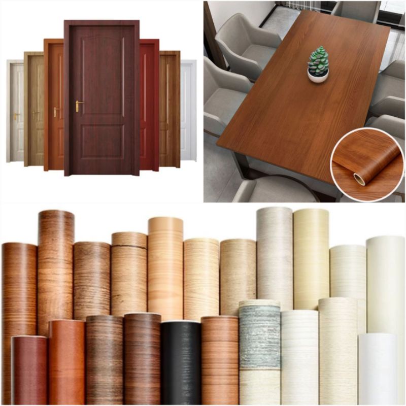 Jual Decosheet PVC Sheet Sticker Kayu Pelapis Furniture Dinding Lantai ...