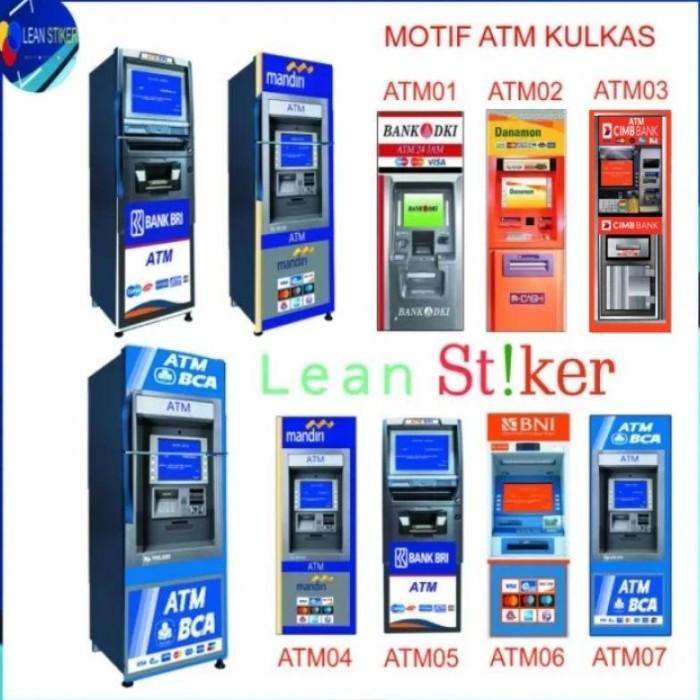 Jual Stiker Pintu Kulkas 1 Dan 2 Pintu Motif Atm Nominal Saldo | Shopee ...