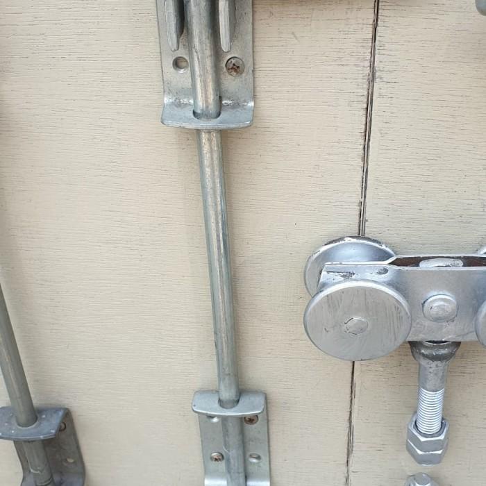 Jual Grendel Krendel Besi Pintu Rumah Garasi 40Cm Grendel Slot Door ...