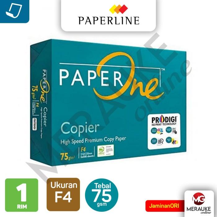 Jual Paper Kertas Hvs Paper One F4 75 Gsm | Shopee Indonesia