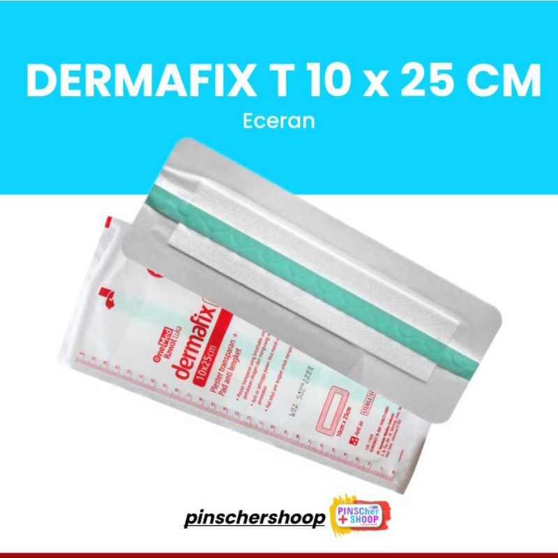 Jual Dermafix T 10 x 25 Cm Onemed Plester Transparan Post OP Anti Air ...