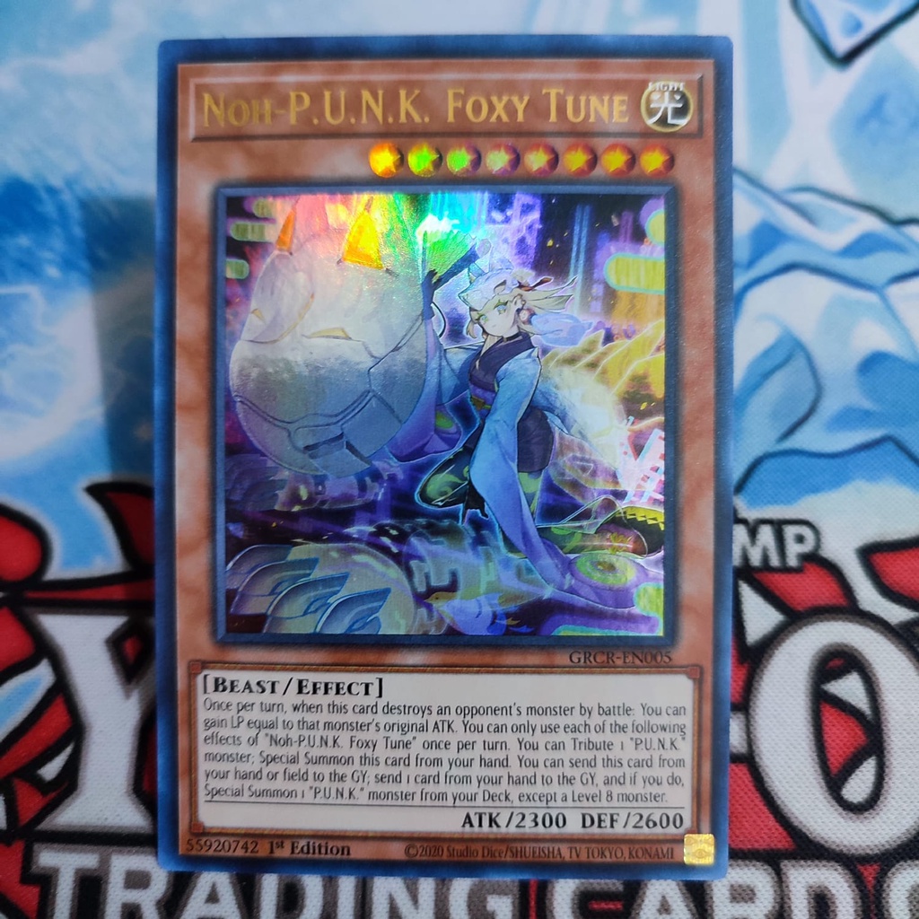 Jual yugioh noh PUNK foxy tune GRCR ultra rare 1st original | Shopee ...