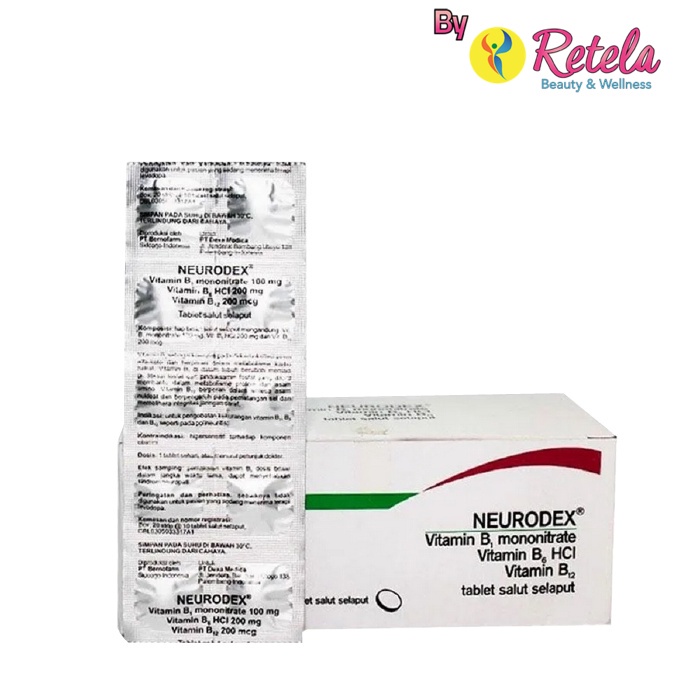 Jual NEURODEX TABLET 1 STRIP 10 TABLET | Shopee Indonesia