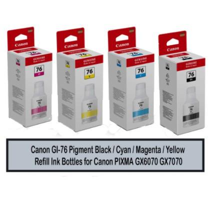 Jual Tinta Toner Canon Gi-76 Refill Ink Bottle For Canon Gx7070 Gx6070 ...