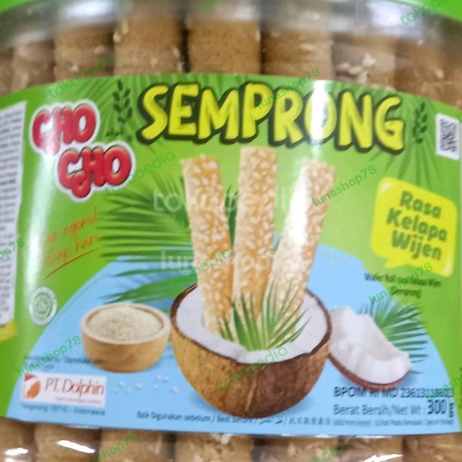Jual !!!!!!] Wafer roll semprong rasa kelapa wijen CHO CHO 300g ...