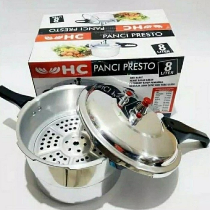 Jual Panci Presto Aluminium Happy Call 8 Liter Terlariss !! | Shopee Indonesia