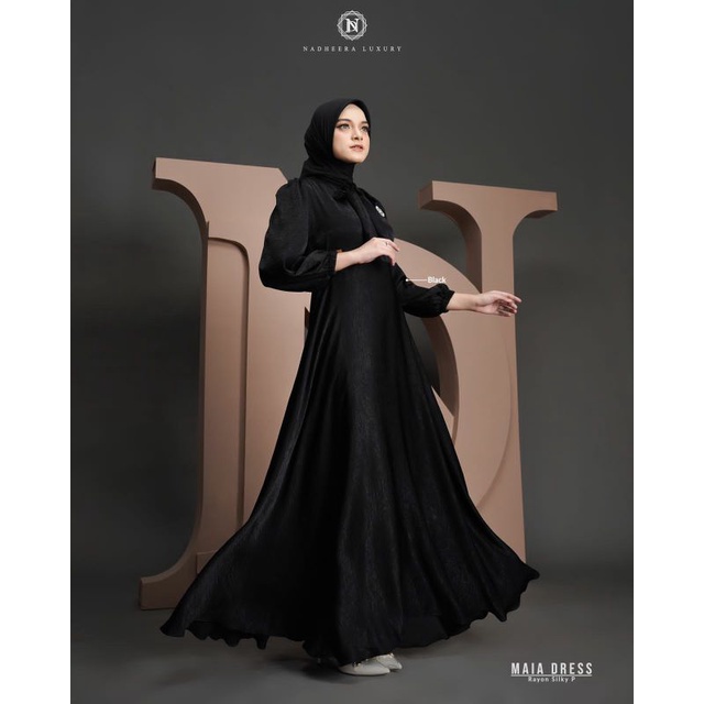 Jual Gamis terbaru Nadeera Luxury MAIA DRESS BY NADHEERA LUXURY | Shopee Indonesia